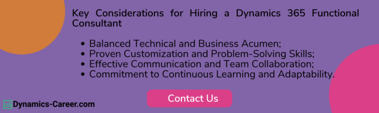 Dynamics 365 Functional Consultant Interview Questions Guide